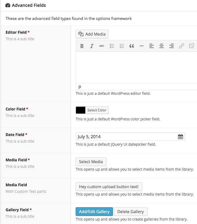 Advanced Wordpress Framework To Create Custom Meta Fields